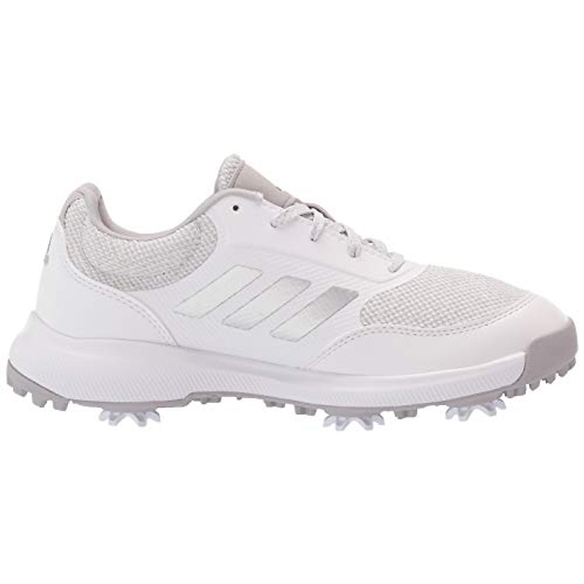 adidas womens W Tech Response 2.0 Golf Shoe, White/Silver/Grey, 7.5 US