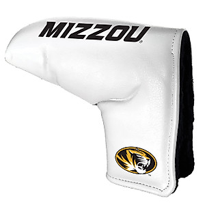 Team Golf NCAA Missouri Tour Blade Putter Cover (White), Fits Most Blade Putters, Scotty Cameron, Taylormade, Odyssey, Titleist, Ping, Callaway