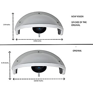 Universal Sun Rain Shade Camera Cover Shield for Outdoor Camera White
