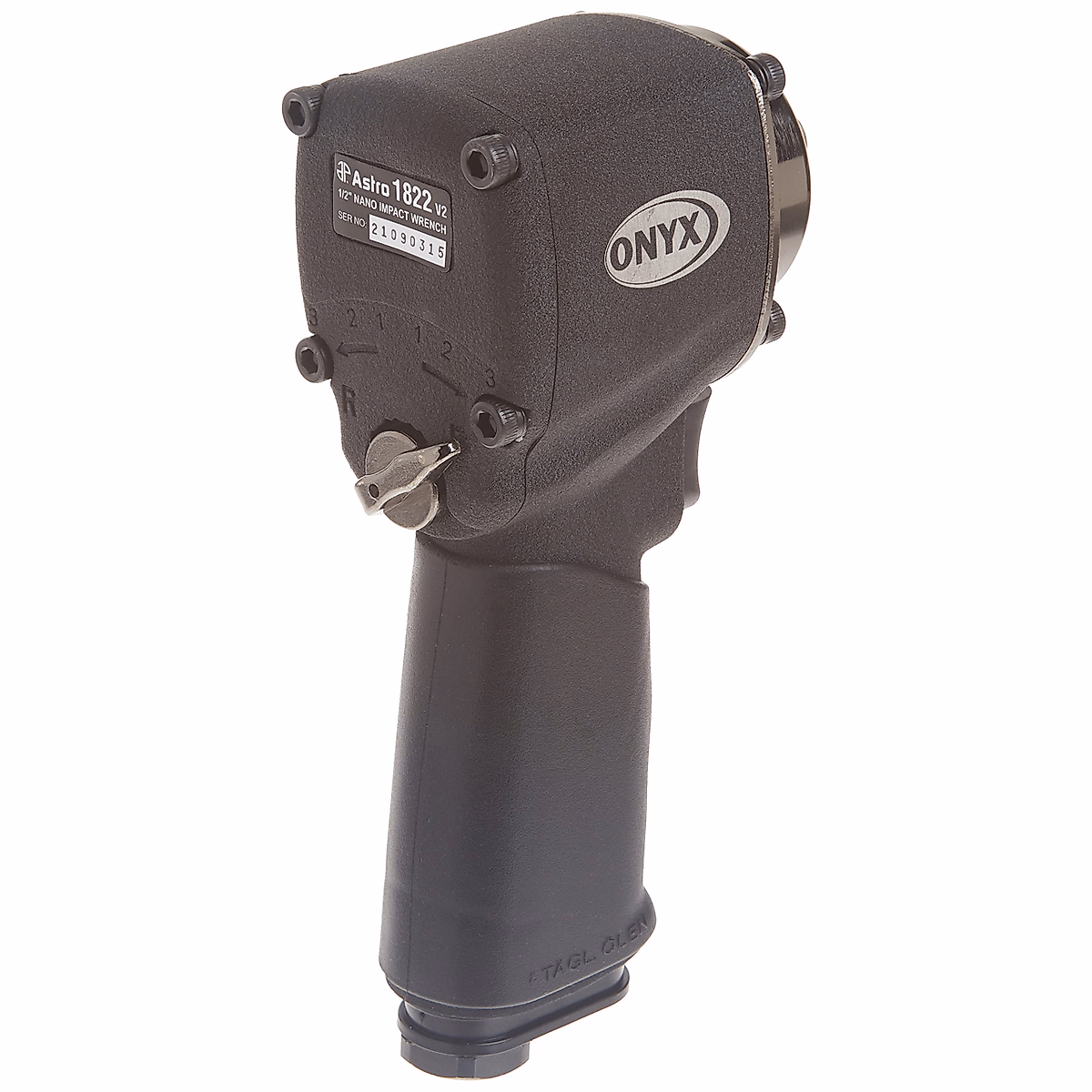 Astro Tools 1894 ONYX 1/2" "THOR" Impact Wrench & Astro Pneumatic Tool 1822 ONYX 1/2" Nano Impact Wrench v2 - 500ft/lb