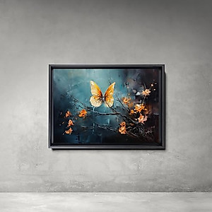 Abstract Painting Buy Canvas Wall Art, Butterfly Painting Art, Butterfly canvas, bedroom Butterfly wall art,Watercolor abstract Butterfly canvas painting