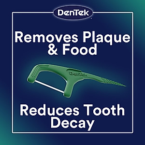 DenTek Fresh Clean Floss Picks, For Extra Tight Teeth, 75 Count