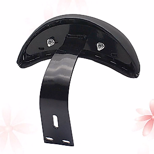 VOSAREA E-Bike Backrest Durable Black Backrest Saddle Cushion Back Support for E-Bike Electric Bike