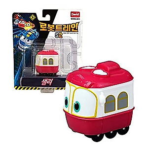 Robot Trains Season 2 Korean Animation Character Die-Casting Train Selly 2" Action Figure Toy, Ages 3 and up