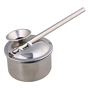 BQLZR Pottery Painting Sprayer, Stainless Steel Clay Tool Pottery Atomizer Glazes Pots Stainless Steel Paint Glaze Spray Has a Tight Lid (100mL)