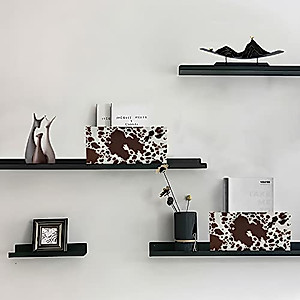 xigua Cow Print Storage Bins Set of 2,Collapsible Storage Cube Home Decor Storage Baskets Organizer for Toys Books Shelves Closet Laundry Nursery