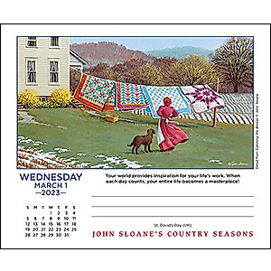 John Sloane's Country Seasons 2023 Day-to-Day Calendar