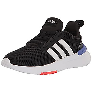 adidas Racer TR21 Running Shoe, Black/Cloud White/Sonic Ink, 3 US Unisex Little Kid