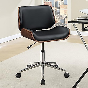 Coaster Home Furnishings Addington Adjustable Height Office Chair Black and Chrome
