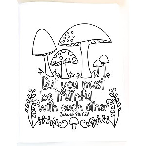 The Bible Coloring Book for Girls: Color 40 Cute Designs of Inspirational Verses & Christian Artwork