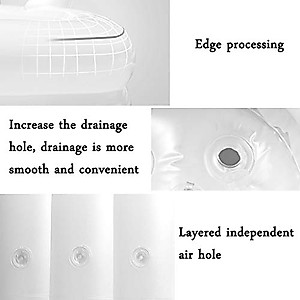 Inflatable swimming pool Blow Up Kiddie Pool,Inflatable Kiddie Pools Outdoor, Family Lounge Pool Garden, Cute Cartoon Shape Ocean Ball Pool, Summer Water Party ( Color : Blue , Size : 5.93.3ft )