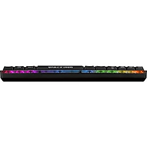 ASUS ROG Falchion NX 65% Wireless RGB Gaming Mechanical Keyboard | ROG NX Blue Clicky Switches, PBT Doubleshot Keycaps, Wired / 2.4G Hz, Touch Panel, Keyboard Cover Case, Macro Support