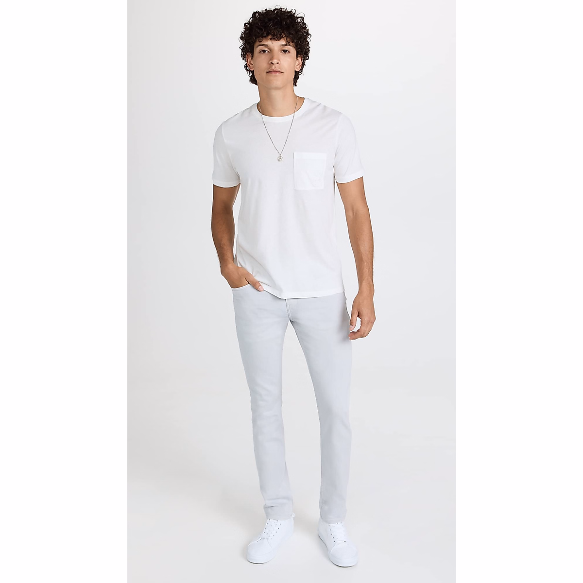 PAIGE Men's Federal Vintage Fossil Rock Jeans, Vintage Fossil Rock, Blue, 40