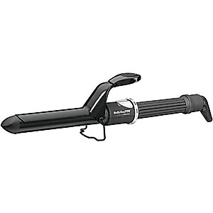BabylissPRO Porcelain Ceramic 1" Spring Curling Iron