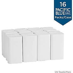 Pacific Blue Select (21000) Multifold Premium 2-Ply Paper Towels (Previously Signature by GP PRO (Georgia-Pacific), White, 125 Paper Towels Per Pack, 16 Packs Per Case (2 Case(16 Pack)