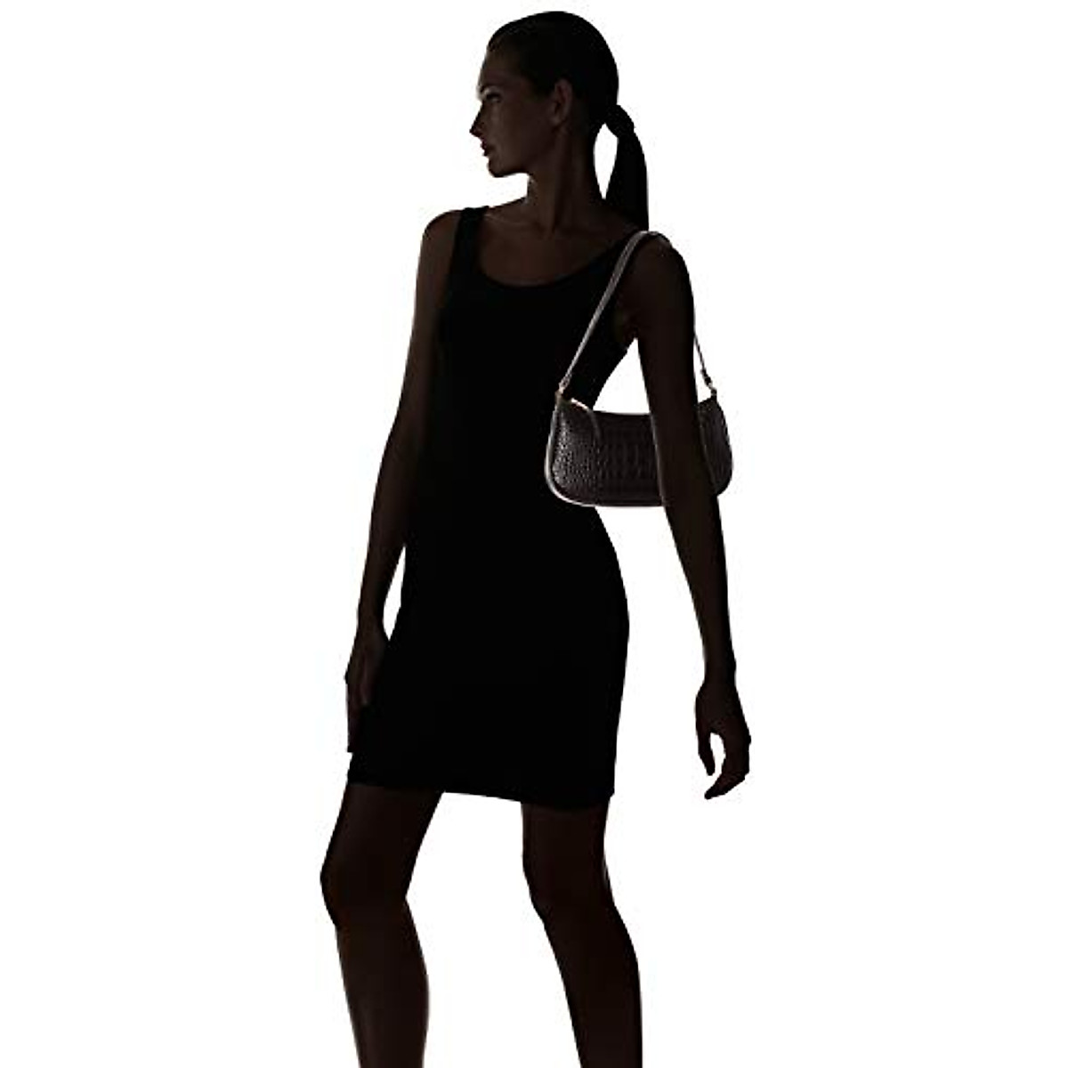 The Drop Women's Melanie Small Shoulder Bag, Black, One Size