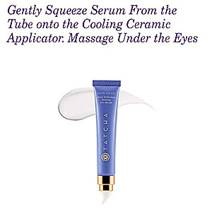 Tatcha Luminous Deep Hydration Firming Eye Serum: Caffeinated Instant Hydrating Eye Serum for Fine Lines and Puffiness (15 ml / 0.5 oz)