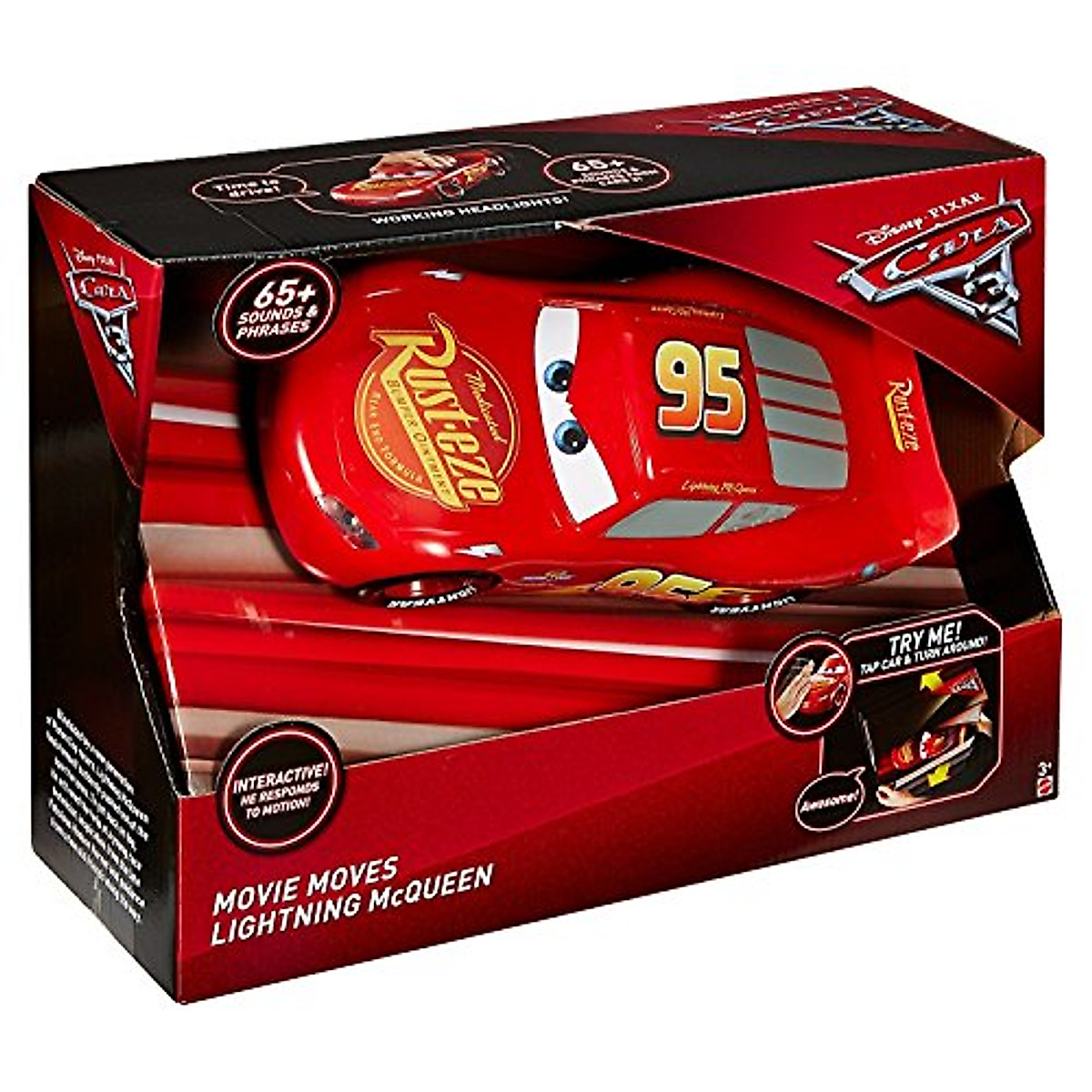 Disney Pixar Cars 3 Movie Moves Lightning McQueen
