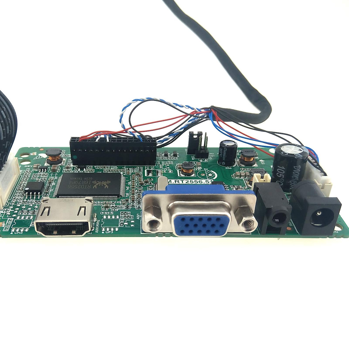 LP156WF6 eDP LCD Panel Control Board Driver Kit 1080P VGA HDMI Video 3.5mm Audio Input