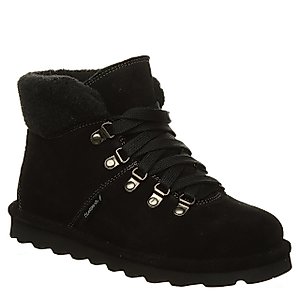 BEARPAW Women's Marta Black Size 10 | Women's Ankle Boot | Women's Slip On Boot | Comfortable Winter Boot
