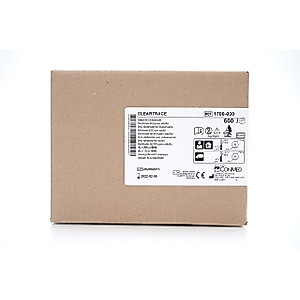 ConMed 1700-030 Cleartrace Adult ECG Electrodes, General Purpose Tape, 20" x 30" Size, Pack of 600