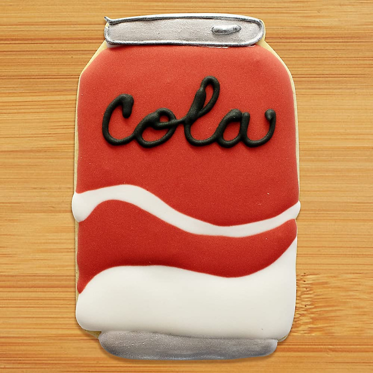 Soda Beer Can Cookie Cutter 4 Inch - Made in the USA – Cookie Cutters Tin Plated Steel Soda Beer Can Cookie Mold