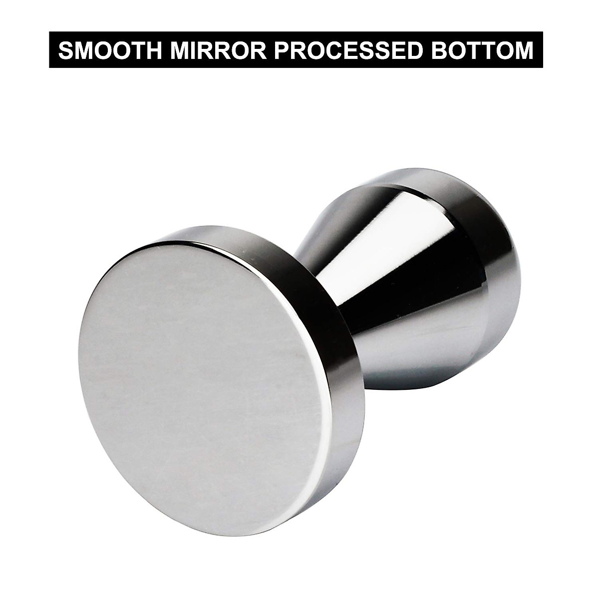 Coffee Tamper Press Chromed (49 mm / 1.9")