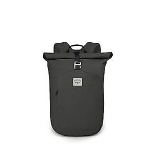 Osprey Arcane Roll Top Laptop Backpack, Stonewash Black