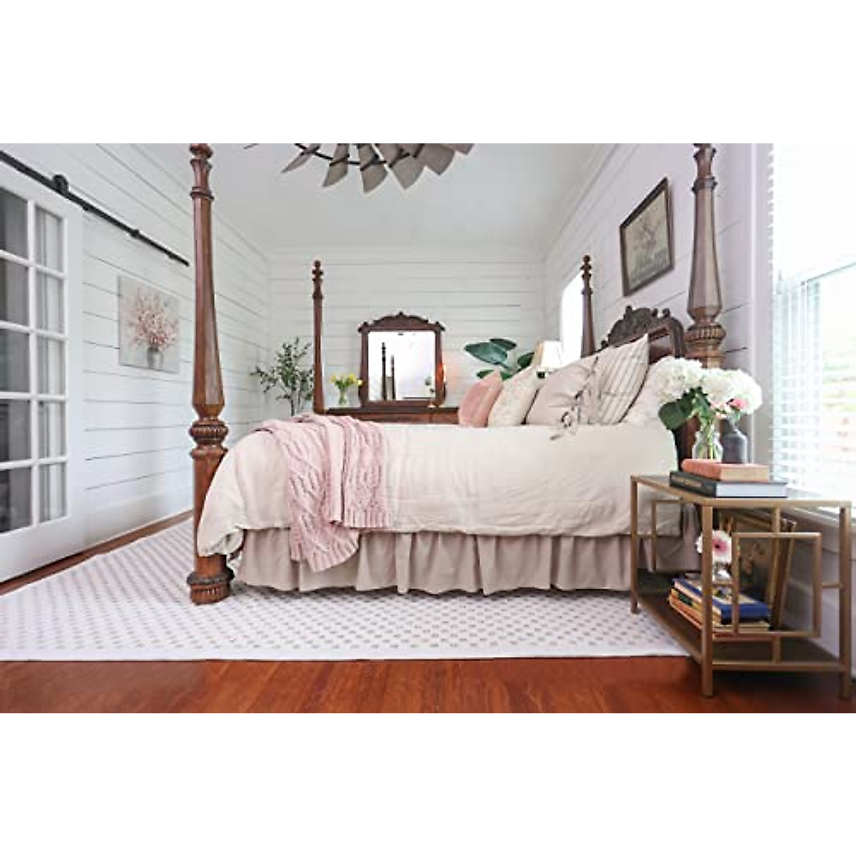 Simply Southern Cottage Lecompte Area Rug, 6' x 9', Beige