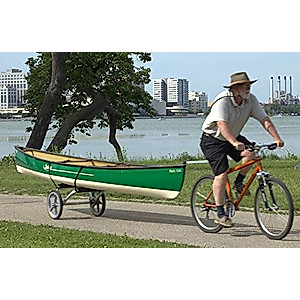 WIKE Kayak Canoe and Surf Cart - Includes Ultra Lite Smart Stick Tow Bar