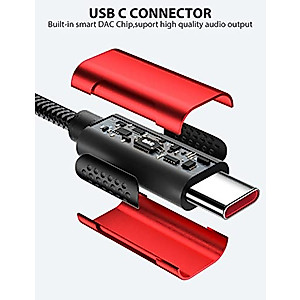 ACAGET USB C to 3.5mm Headphone Adapter, USB Type C to 3.5mm Aux Audio Dongle Jack Converter Cable Earbuds Adapter for S23 Ultra S22 S21 FE Note 20 9 Pro 8 7T Pixel 7 6 Pro