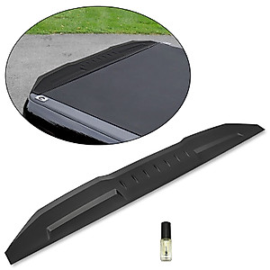 HECASA Air Design Tailgate Spoiler Compatible with 2009-2021 Dodge Ram Classic 1500 2500 3500 Replacement for #CH06A16 Black Cap Molding Top Protector