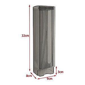 MagiDeal Hanging Storage Box Underwear Storage Box Divider Boxes Underwear Organizer Wall Mounted Drawer Organizer for Wardrobe Cabinet Bedroom Socks, Gray