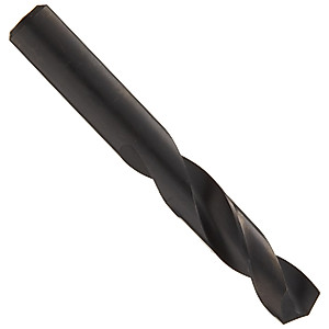 Chicago Latrobe 69852 159 Series High-Speed Steel Short Length Drill Bit Set In Metal Case, Black Oxide Finish, 135 Degree Split Point, Inch, 21-piece, 1/16" - 3/8" in 1/64" increments