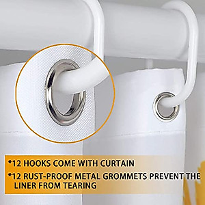 FFIS Anime Super 𝐌.𝐚𝐫𝐢𝐨 𝐁.𝐫𝐨𝐬 Movie.Bathroom Shower Curtain Set, 4 Piece Bathroom with Waterproof Shower Curtain and Non Slip Shower Mat & Toilet Lid Cover Mat U Carpet