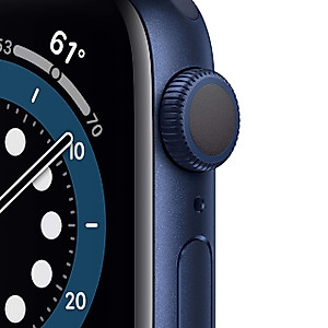 Apple Watch Series 6 (GPS, 40mm) - Blue Aluminum Case with Deep Navy Sport Band