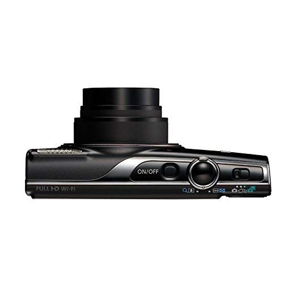 Canon PowerShot ELPH 360 Digital Camera w/ 12x Optical Zoom and Image Stabilization - Wi-Fi & NFC Enabled (Black) (Renewed)