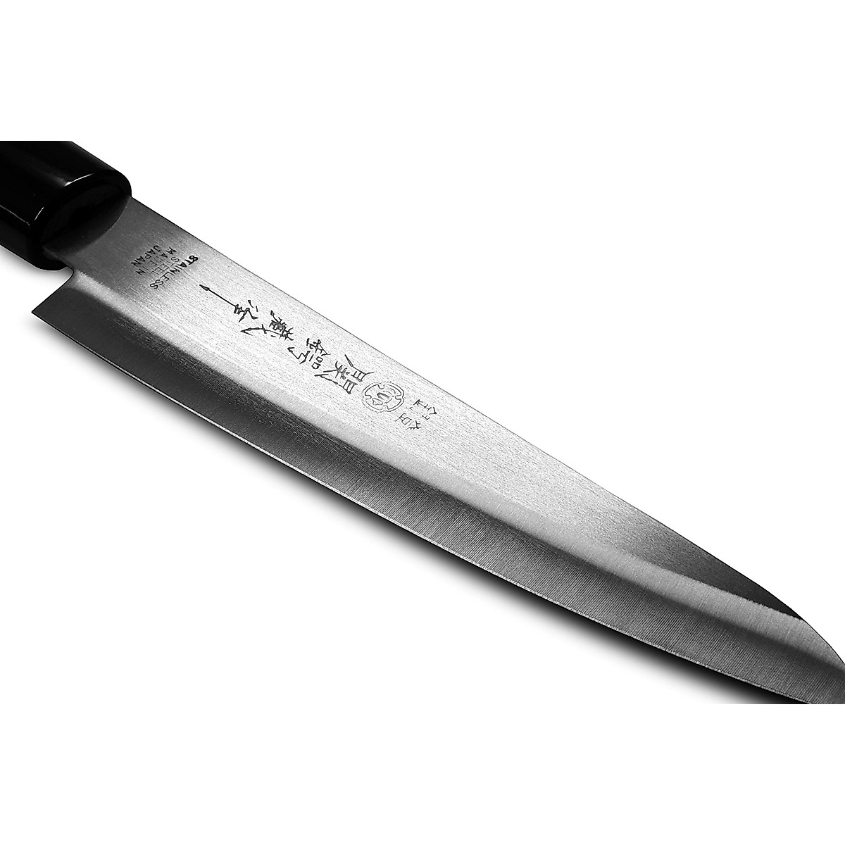 Seki Japan TSUBAZO Japanese Utility Petty Knife, Stainless Steel Fruit Knife, Shiraki Handle, 120 mm (4.7 in)