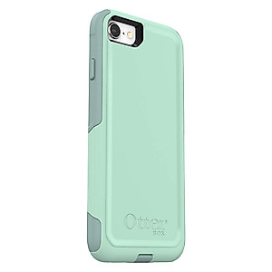 OtterBox iPhone SE 3rd & 2nd Gen, iPhone 8 & iPhone 7 (Not Compatible with Plus Sized Models) Commuter Series Case - OCEAN WAY (AQUA SAIL/AQUIFER), Slim & Tough, Pocket-Friendly, with Port Protection