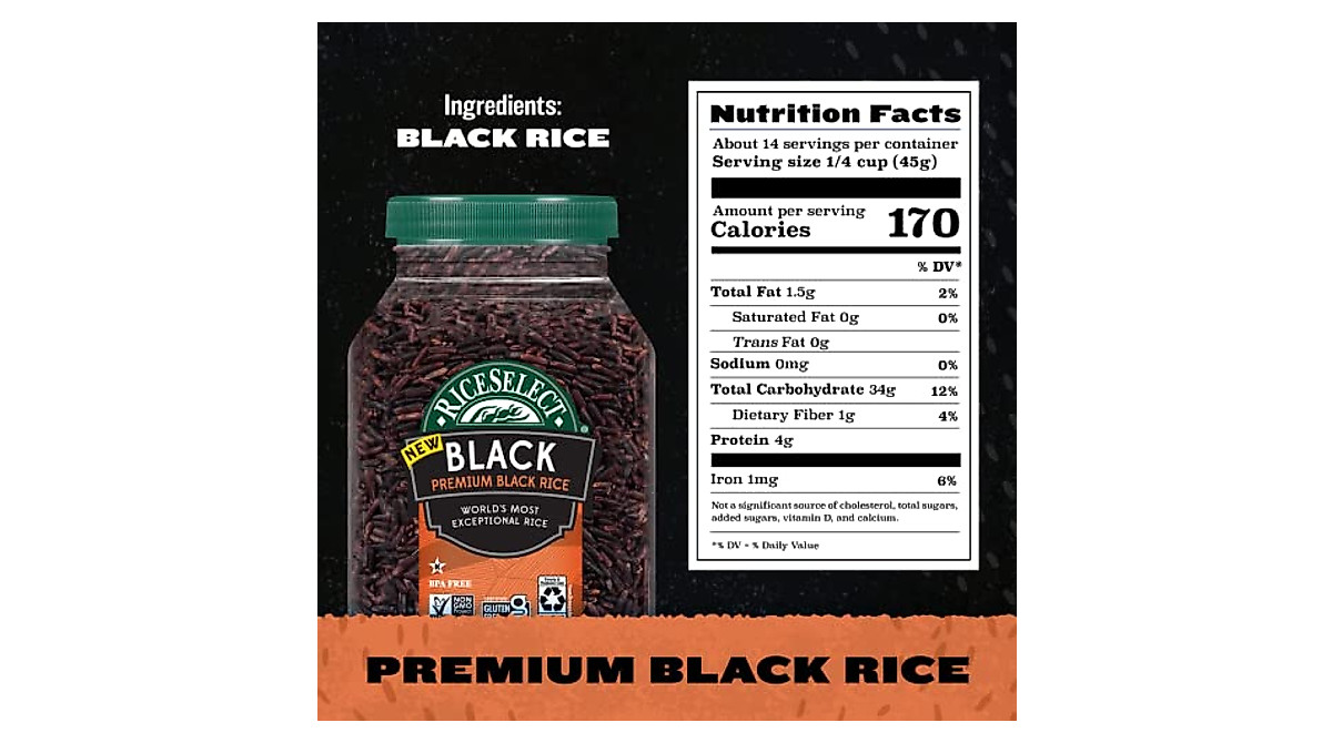 Premium Black Rice - Healthy Gluten-Free Whole Grain | RiceSelect