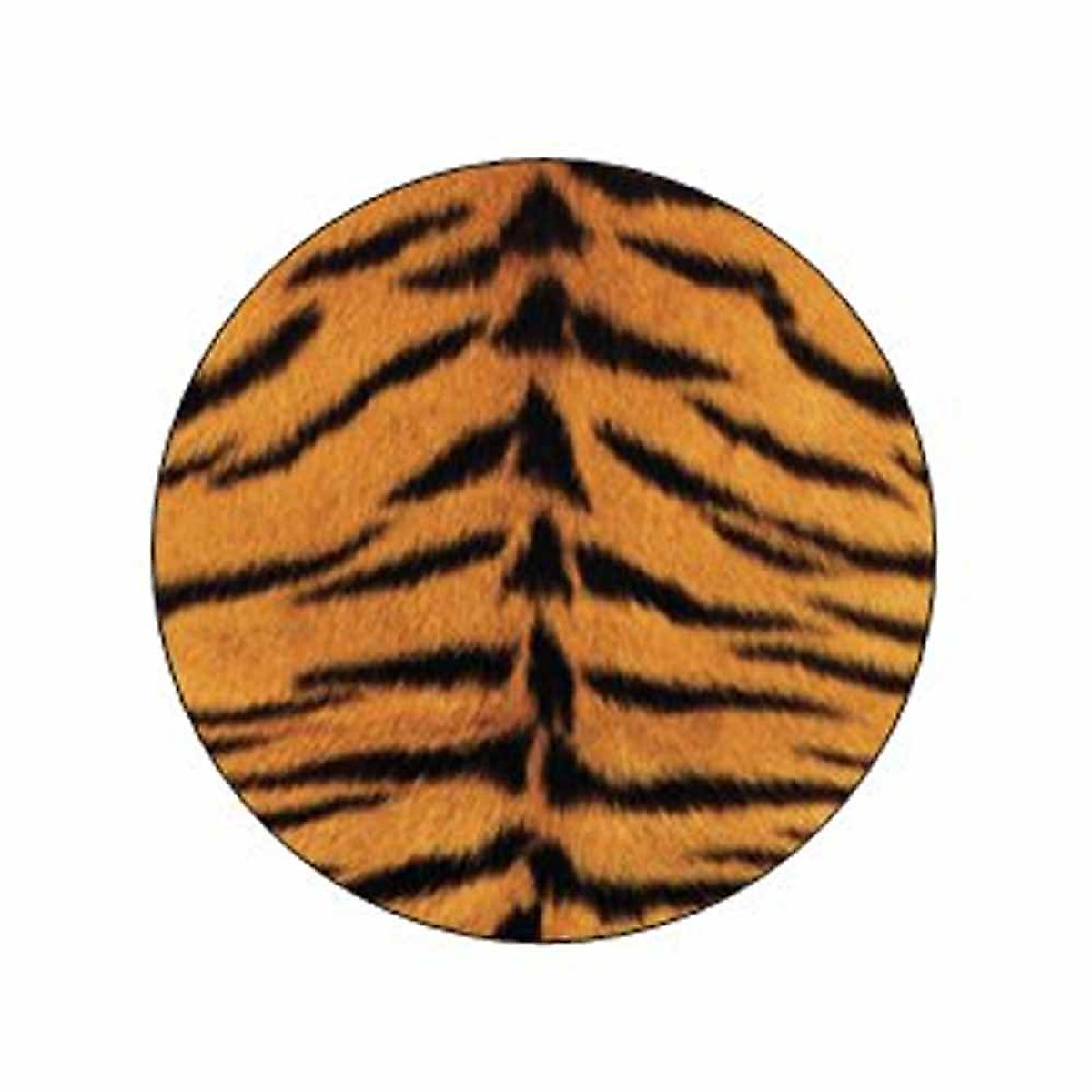 Tiger Print Stickers - Gift Bag or Envelope Seals - Animal Theme Design Stationery - Party Favor Supplies - Set of 24