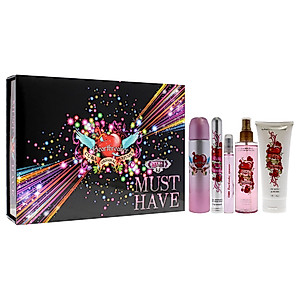 Cuba Cuba Must Have Heartbreaker Women 5 Pc Gift Set 3.4oz EDP Spray, 1.17oz EDP Spray, 0.5oz EDP Spray, 6.7oz Body Spray, 6.7oz Body Splash I0120738