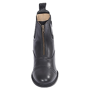 Dublin Evolution Zip Front Paddock Boots, Black, Ladies 8.5