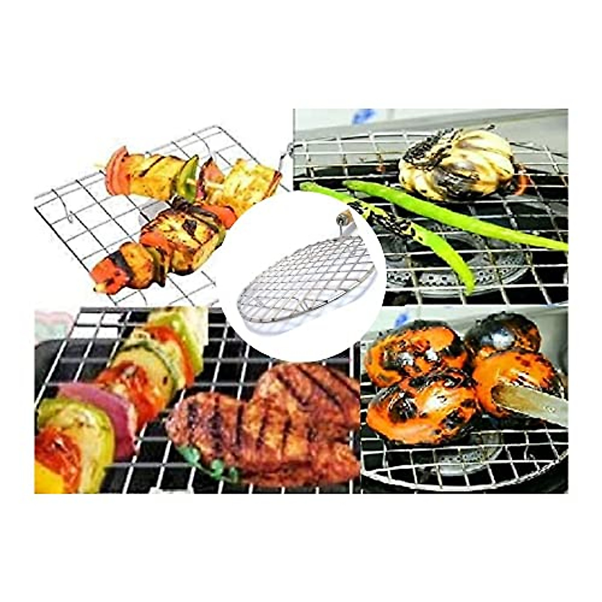 Nexxa Stainless Steel Round Wire Roaster Roti Jali, Roti Grill, Papd Grill, Chapati Grill