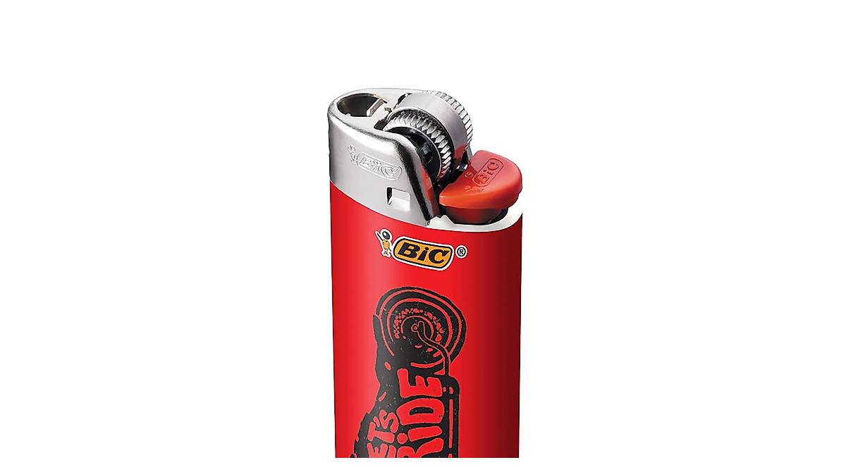 BIC Pocket Lighter - Good Vibes Collection 8-Pack for Safely Lighting