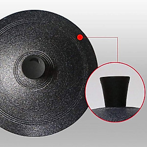 PN IH Induction Korean Traditional Iron Pot Rice Gamasot Ceramic Cauldron 7.7"(20cm) Made in Korea