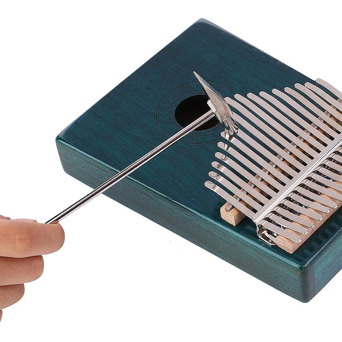 Kalimba Tuning Hammer, Thumb Piano Metal Tuning Hammer for Thumb Piano Sound Maintenance Kalimba Tuner And Hammer