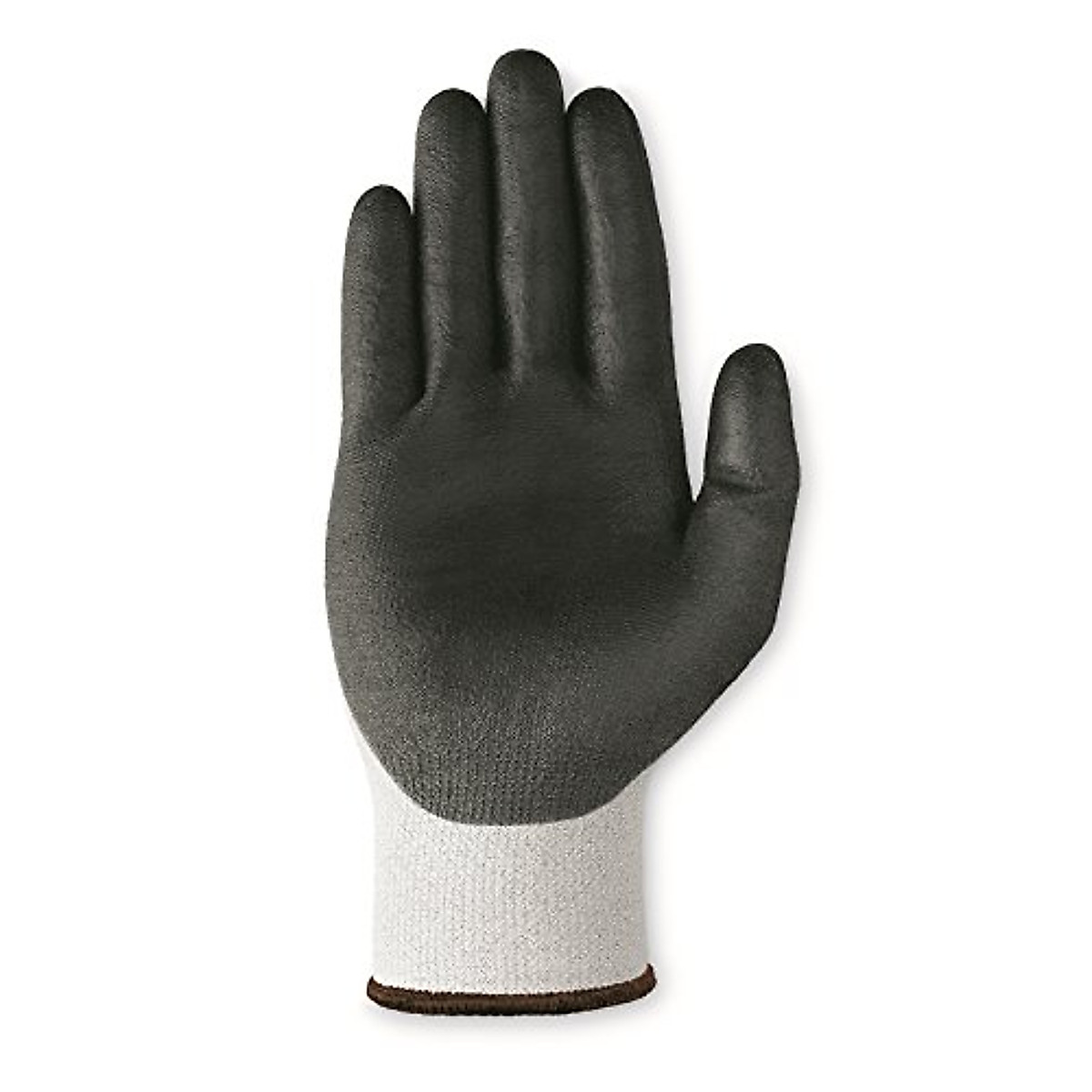 Ansell HyFlex 11-624 Dyneema/Lycra Glove, Cut Resistant, Black Polyurethane Coating, Knit Wrist Cuff, X-Large, Size 10 (Pack of 12 Pairs)