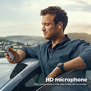 ESSONIO Open Ear Headphones Wireless Headphones with Noise Cancelling Headphones Ear-Hook Headphones Bluetooth Workout Headphones Open Ear Earbuds for Sports