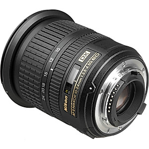 Nikon AF-S DX NIKKOR 10-24mm f/3.5-4.5G ED Zoom Lens with Auto Focus for Nikon DSLR Cameras